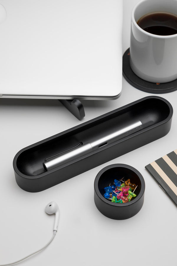 Black Round Paper Clip Holder – Iulia Shop