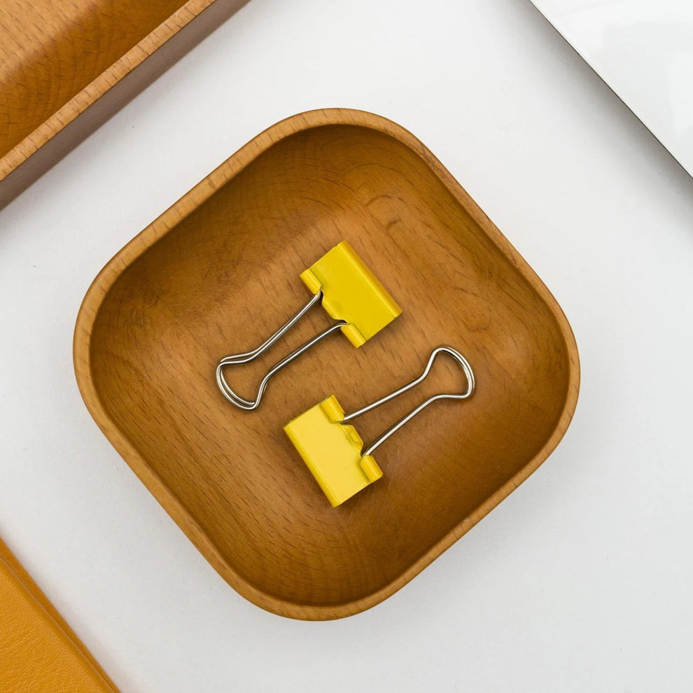 Oak Stained Beechwood Paper Clip Holder – Iulia Shop